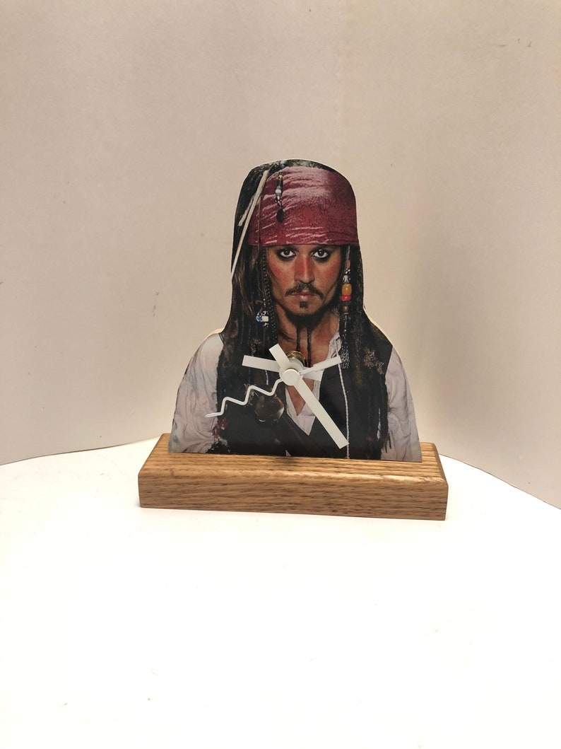 Johnny Depp Clock - Etsy