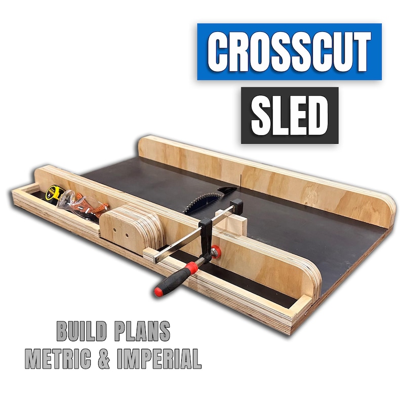 Crosscut Sled Plans | Tablesaw - Etsy