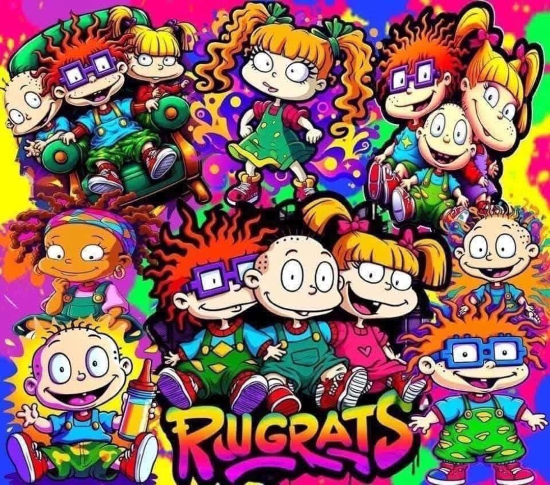 Rugrats Art Print: 90s Nickelodeon Cartoon, Retro Pop Art - Etsy