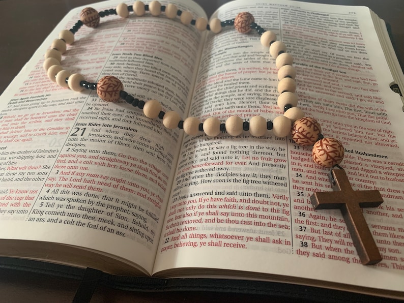 Christian Prayer Beads, Anglican Rosary, Cross - Etsy