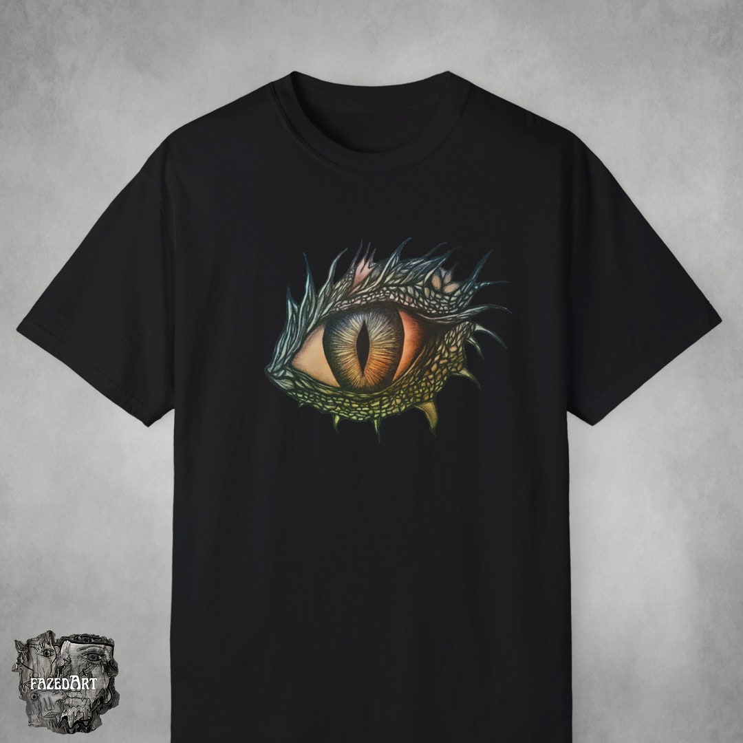 Gothic Dragon Eye Shirt, Psychedelic Eyeball Tee, Rave Clothing ...