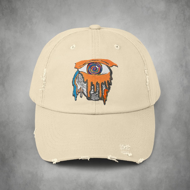 Colorful Boho Baseball Cap, Cool Unisex Hat, Third Eye Festival Hat ...