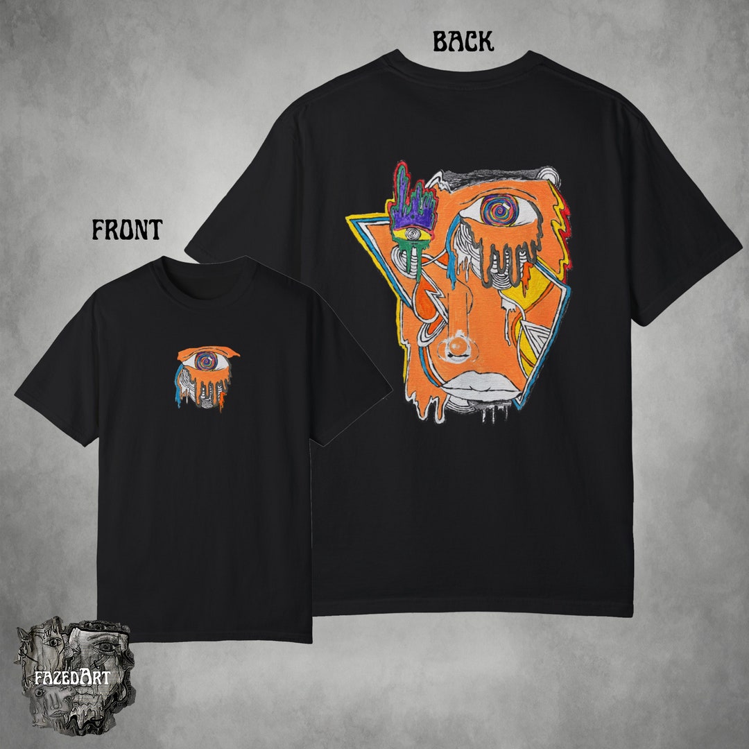 Trippy Cyclops Shirt, Weirdcore Eyeball T-shirt, Psychedelic Hippie ...
