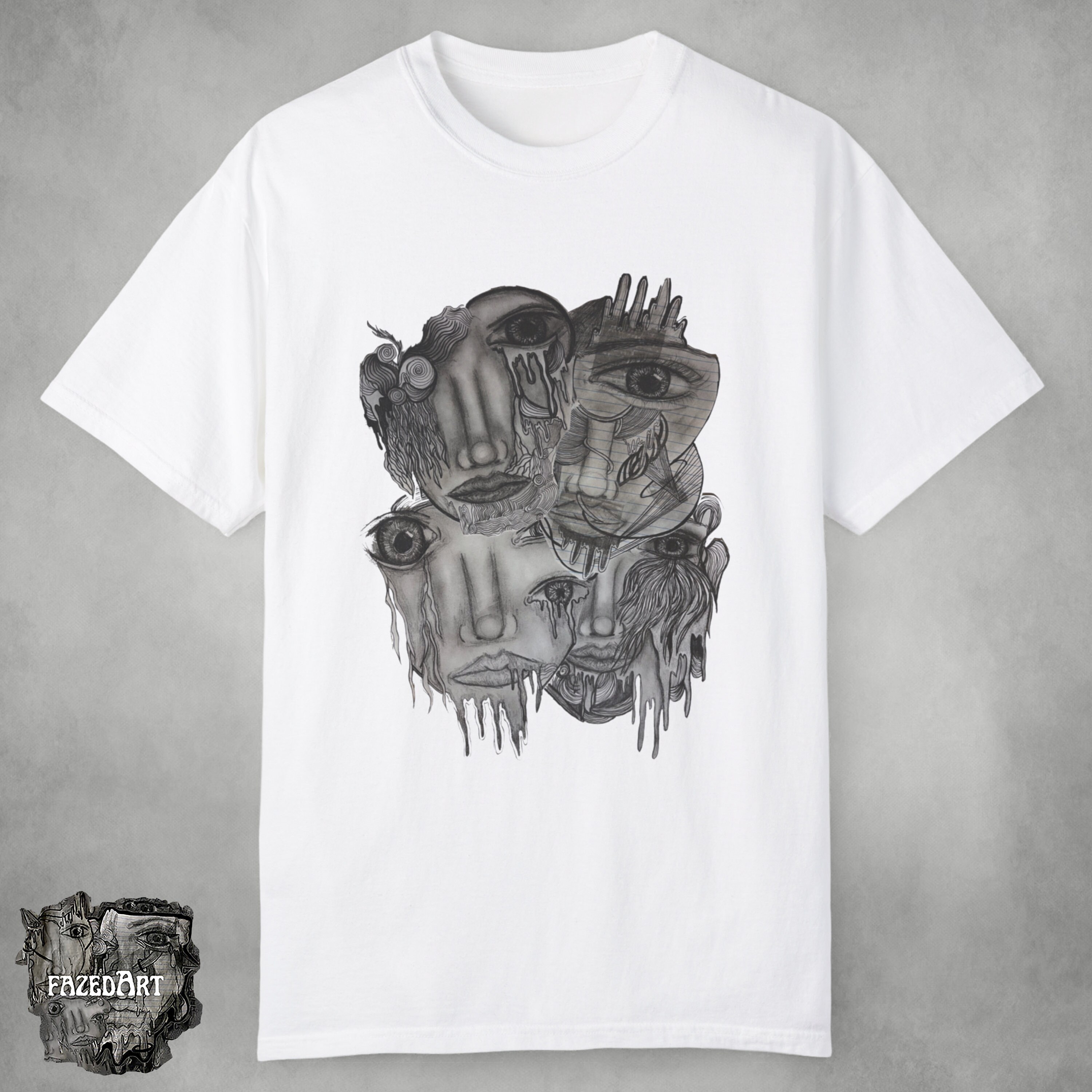 Edgy Alternative Graphic Tshirt, Gothic Streetwear Tee, Surreal ...