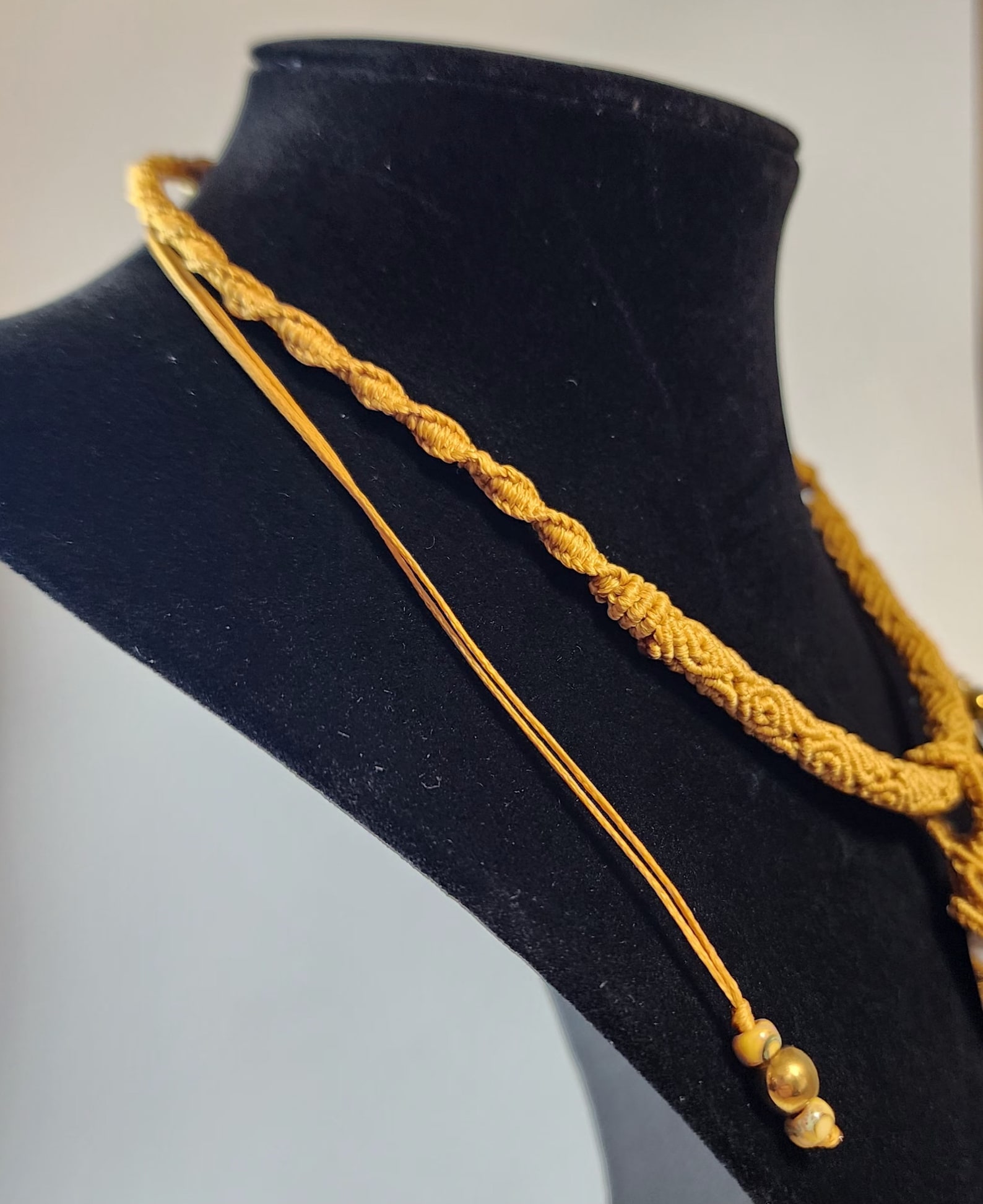 Exquisite Tubular Micro Macrame Pendant Necklace - Etsy