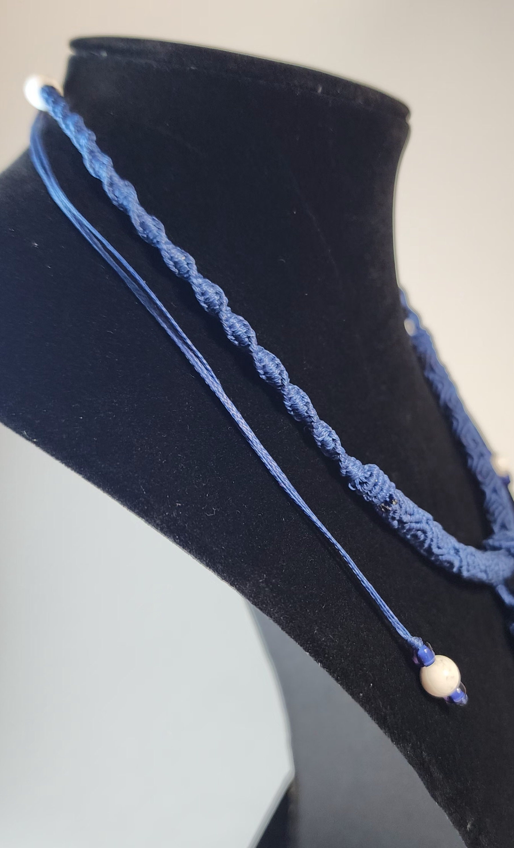 Exquisite Tubular Micro Macrame Pendant Necklace - Etsy