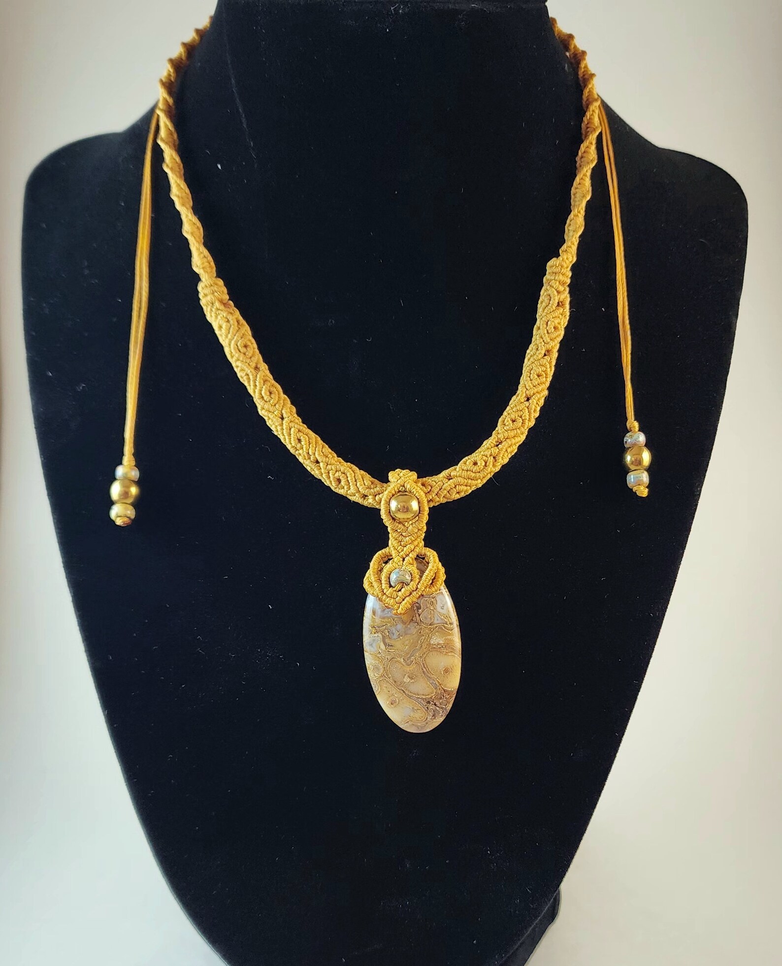 Exquisite Tubular Micro Macrame Pendant Necklace - Etsy