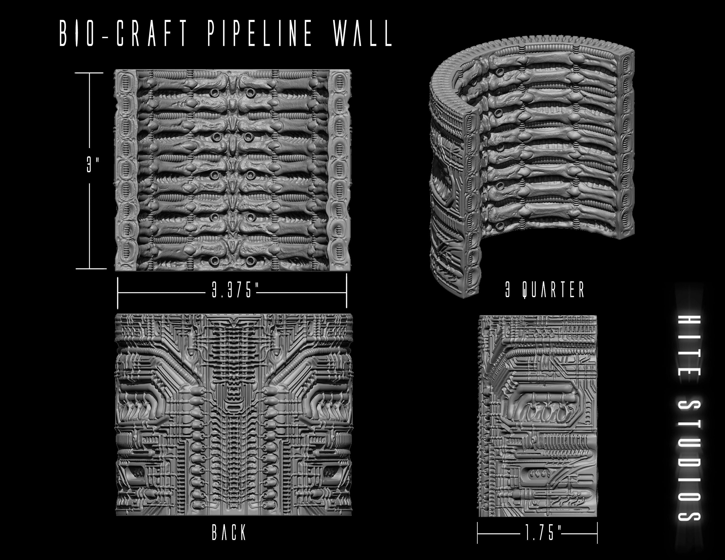 BIO-CRAFT Sci-fi Miniature Terrain 3D STL File Late Pledge | Etsy