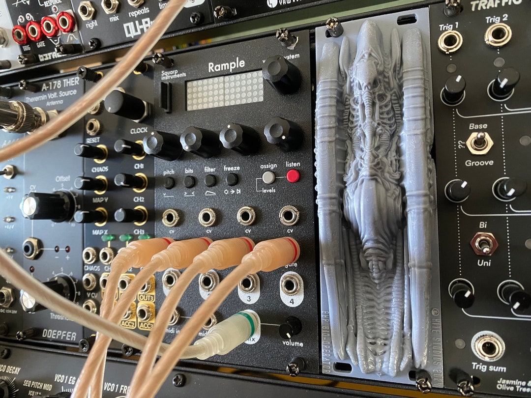 BIO-OPERATOR 8HP Eurorack Panel STL File for 3D Printing - Etsy