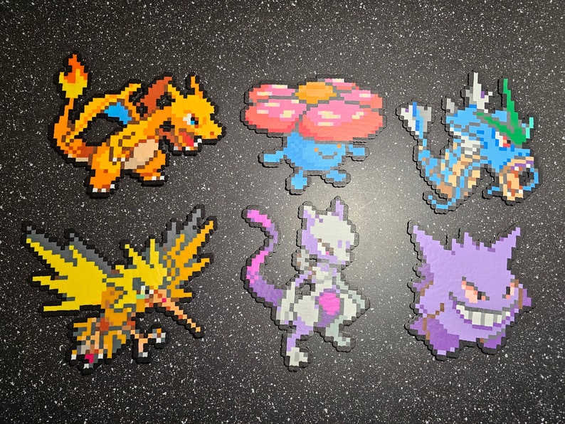 Let's Go Pokémon Perler Bead Art Read Description - Etsy