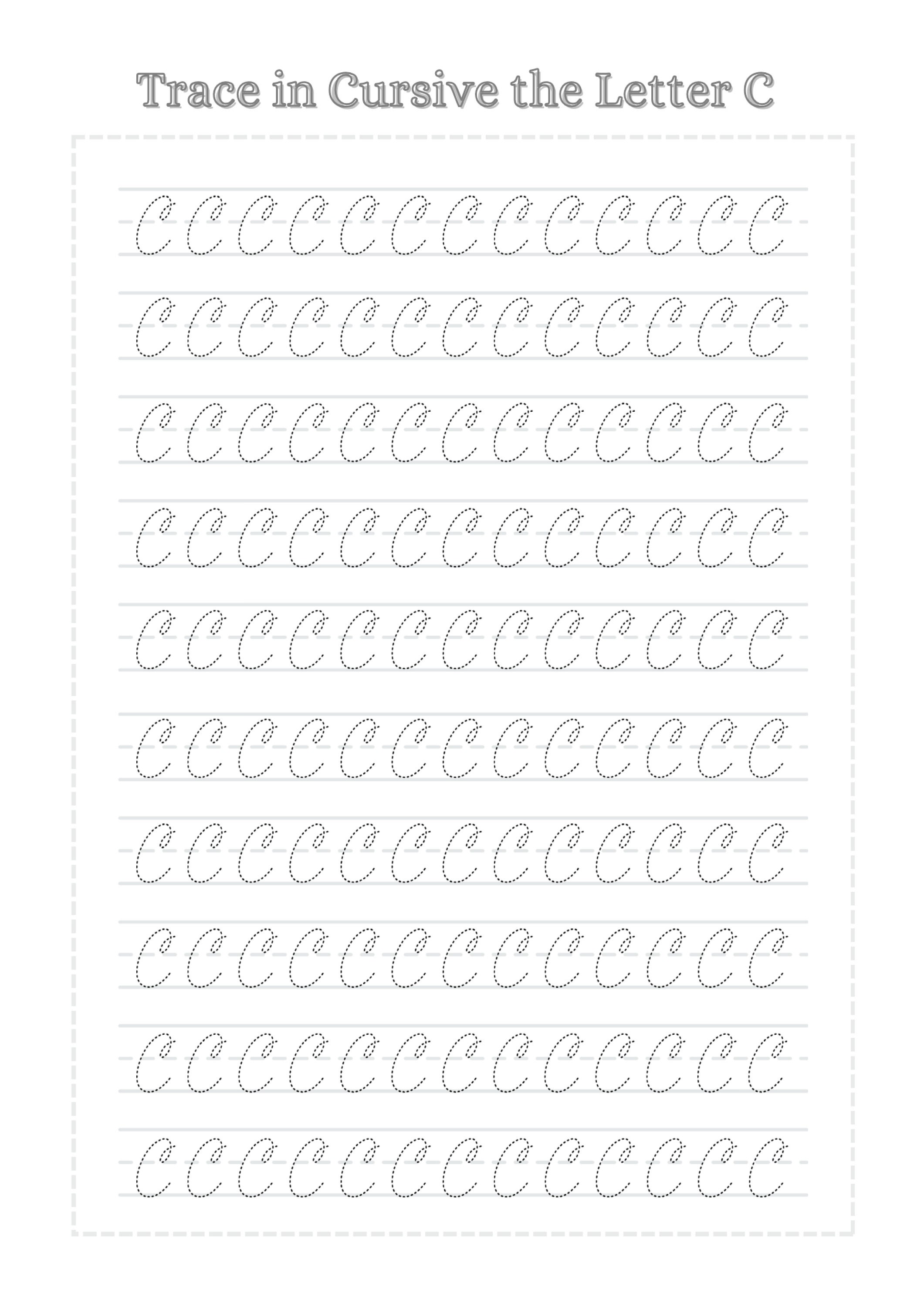 54 Alphabet Tracing Activity Worksheets Preschool, Cursive Alphabet ...
