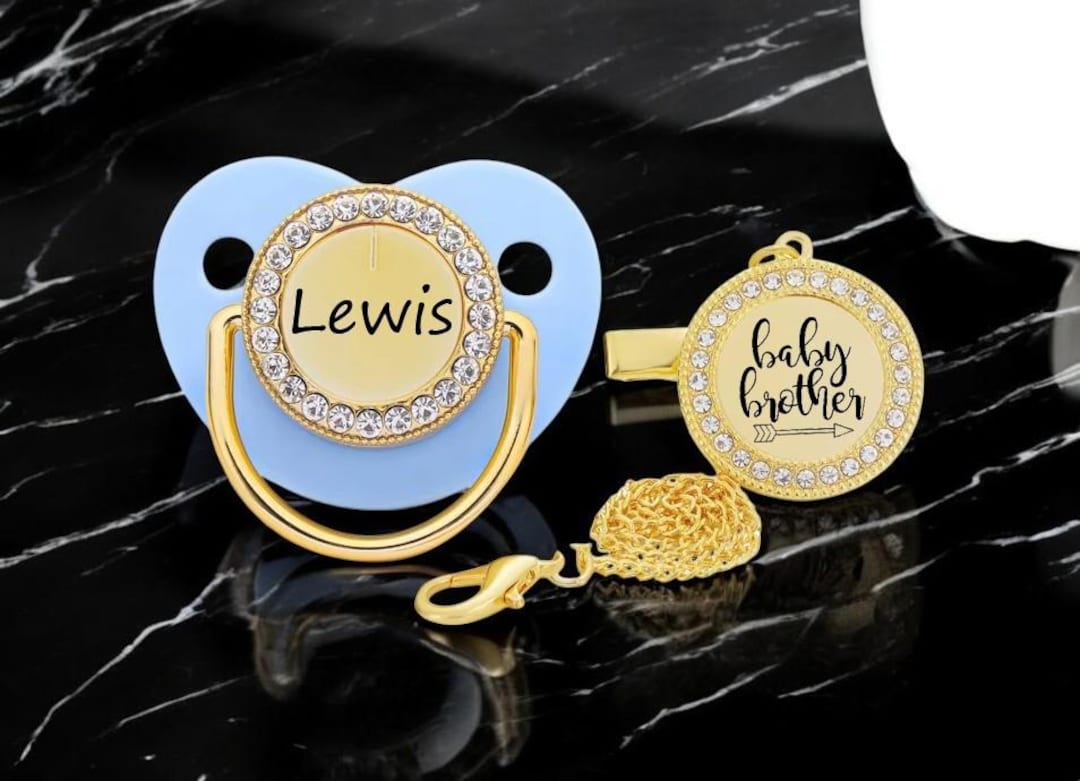 Baby Pacifier Custom Binky With Name Baby Gift Baby Girl Pacifier ...