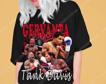Vintage Style Gervonta Davis T Shirt, Tank Shirt, Boxer Shirt, Gervonte ...