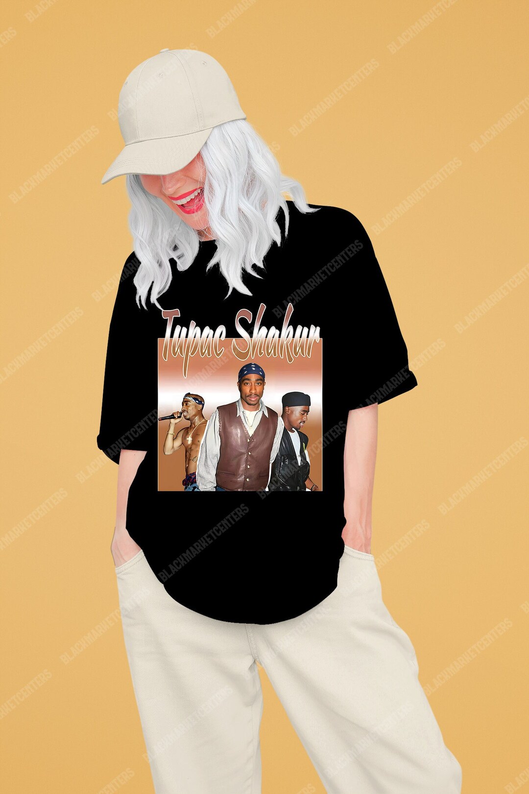 2pac Tupac Shakur T-shirt,tupac Shakur Vintage T-shirt,tupac Shirt for ...