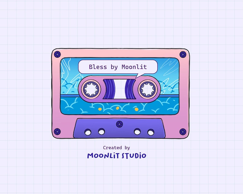 4 Animated Lofi Chill and Stream Screen Overlay Twitch, Overlay Stream ...