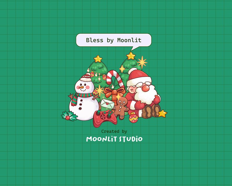 Christmas Stream Overlay Package, Animated Screens (digital Download ...