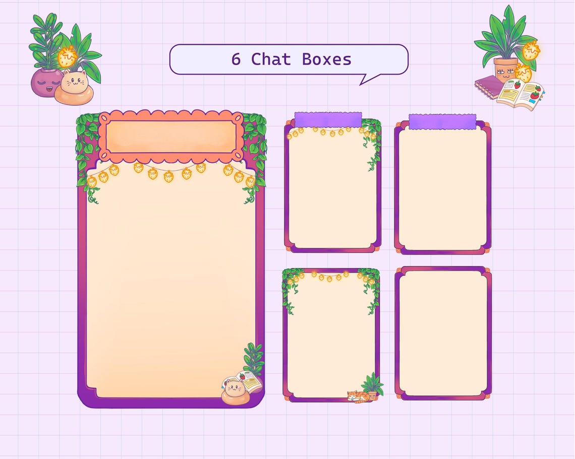 Sparkly Cute Bedroom Animated Stream Overlay Package (digital Download ...