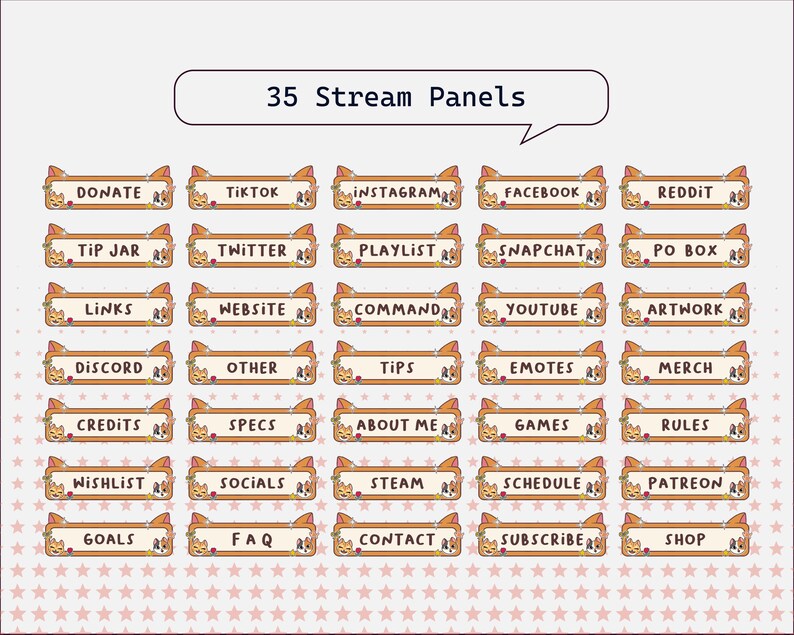 Animated Cat Room Stream Overlay Package (digital Download) - Etsy