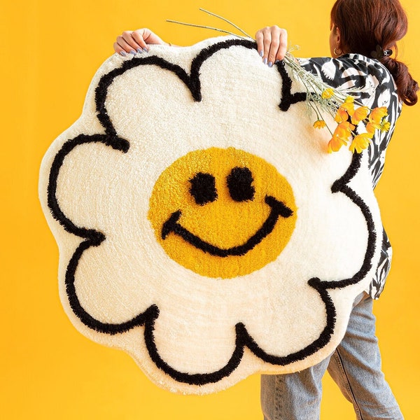 Daisy Bath Mat - Etsy