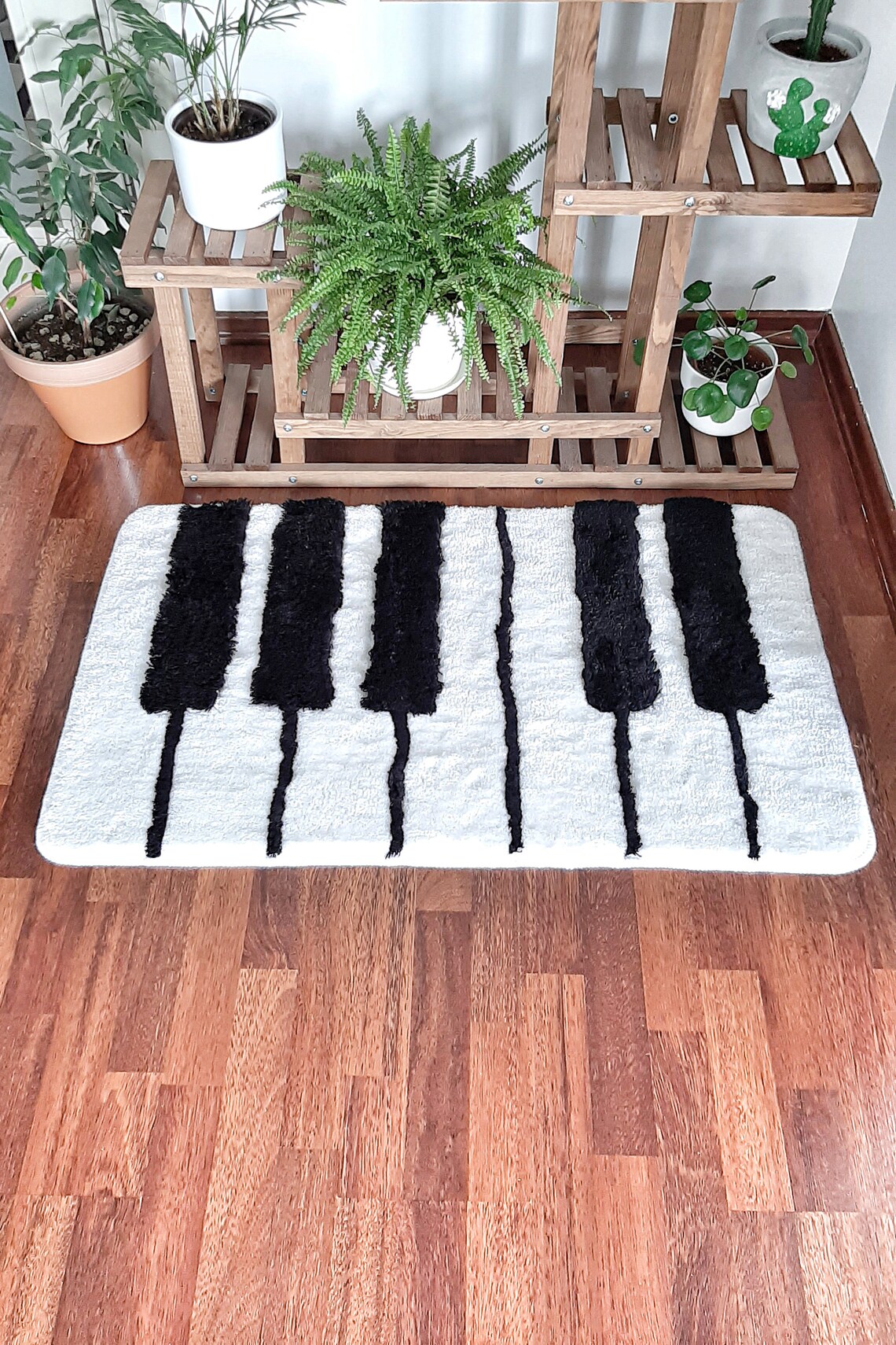 Piano Rug Hand Tufted Piano Rug for Kids Room Fluffy Music Rug for ...
