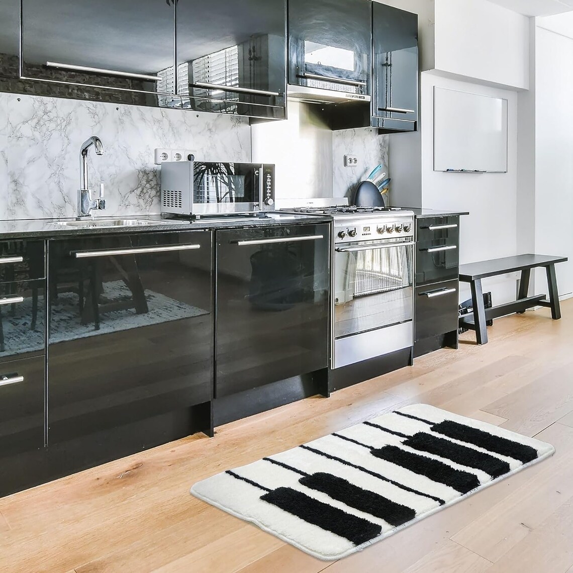 Piano Rug Hand Tufted Piano Rug for Kids Room Fluffy Music Rug for ...