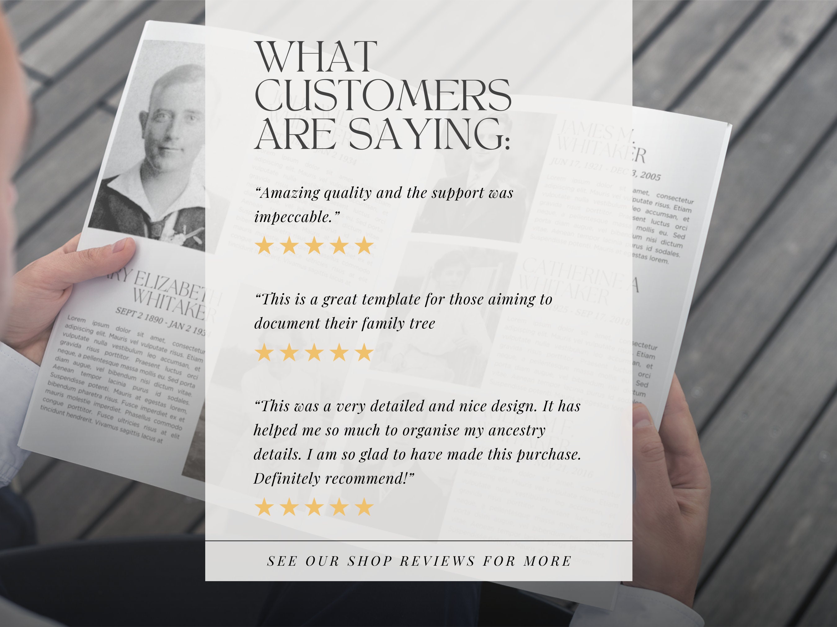 Printable Genealogy Scrapbook | 100 Page Layouts for Family History and ...