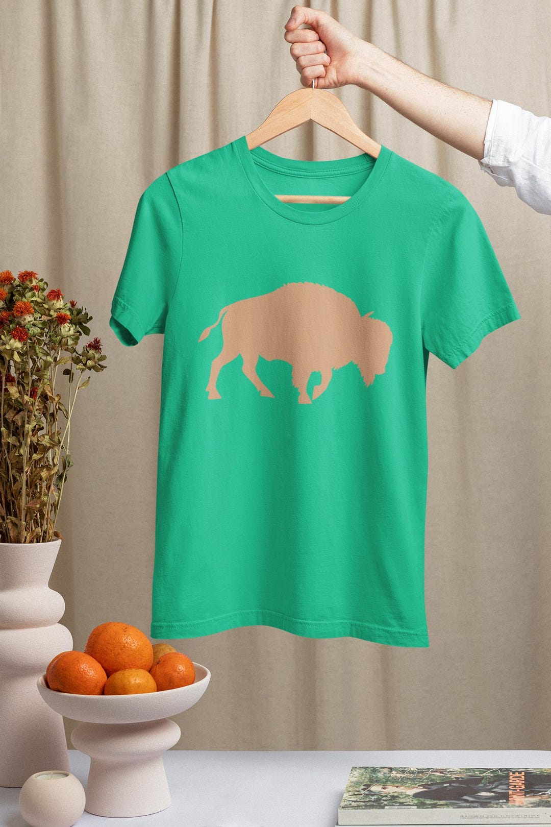 Bison Anatomy T Shirt, Yellowstone Bison Shirt, Screen Printed Wyoming ...