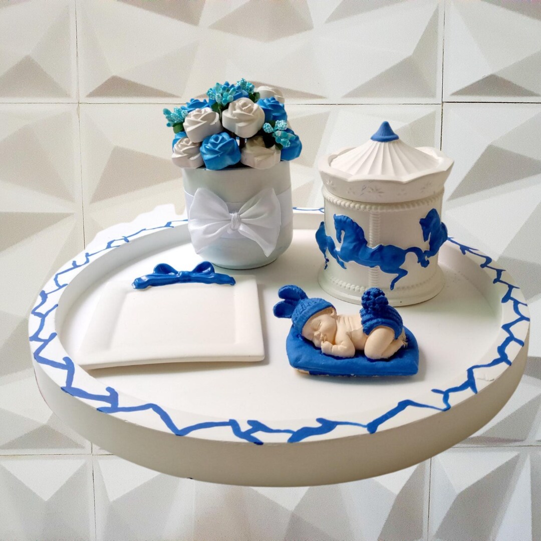 Handmade Gypsum Decor Set: Jars & Trays - Customizable Colors - Etsy