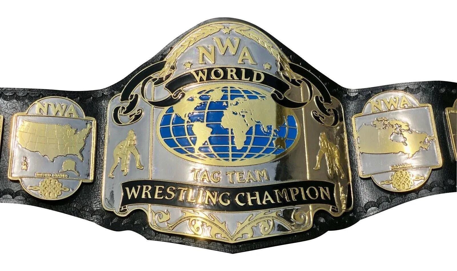 NWA World Tag Team Championship Belt Replica Customize Your Belt With Us Best Customized Belts ...