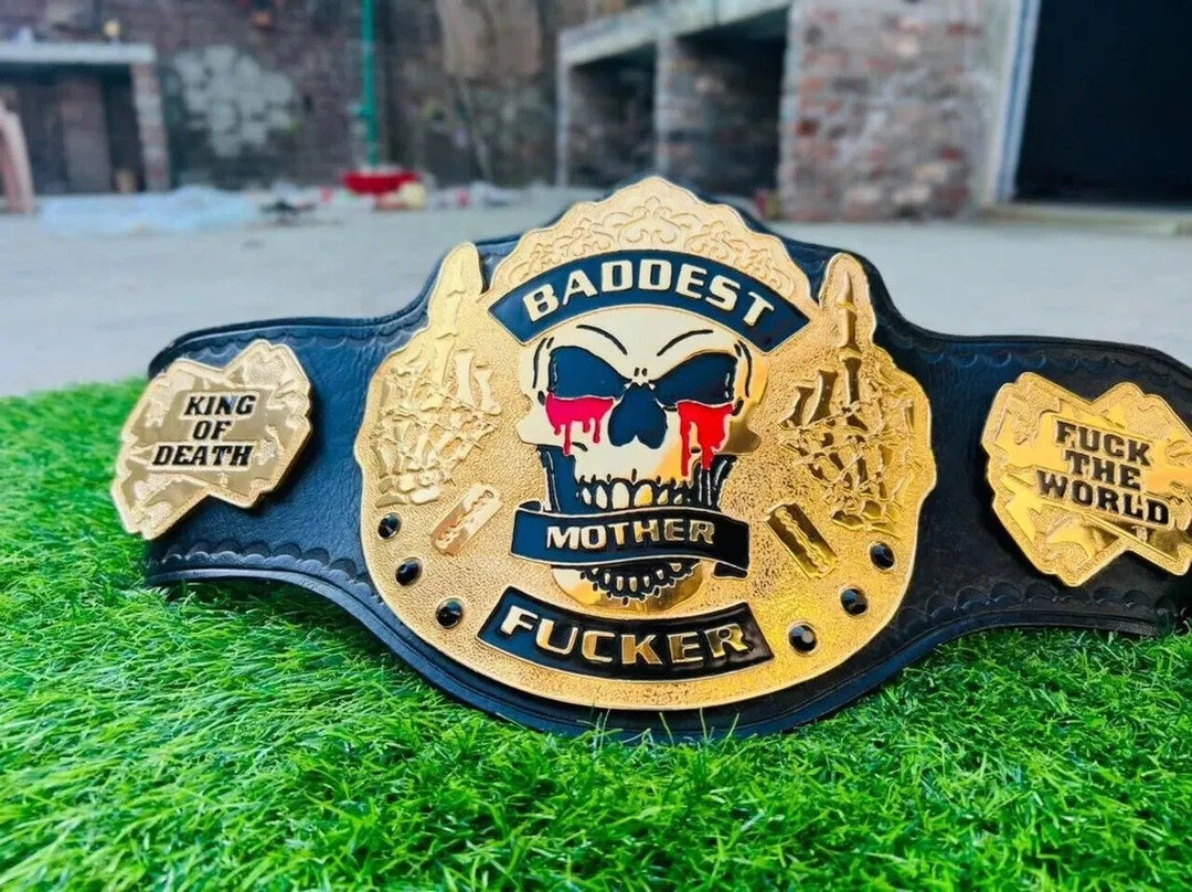 Custom Made Baddest Championship Belt, Customize Your Belt With Us Best ...