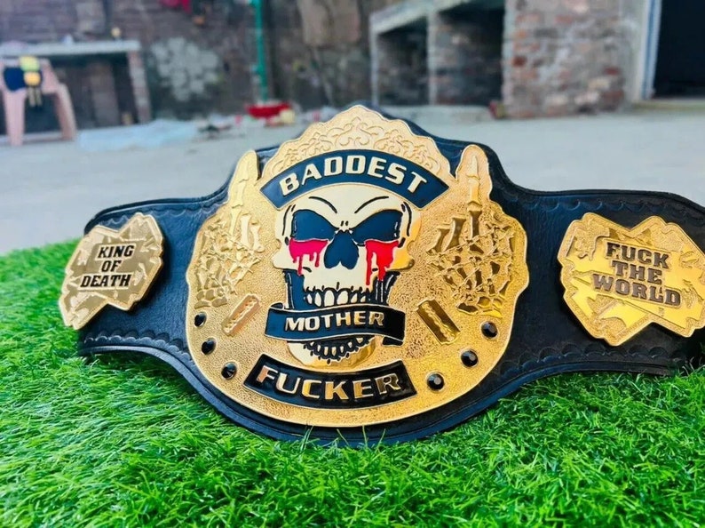 Custom Made Baddest Championship Belt, Customize Your Belt With Us Best ...