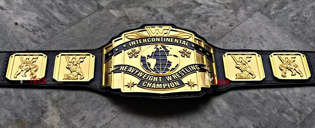 IC Intercontinental Wrestling Championship Belt Replica Customize Your ...