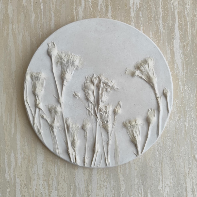 Flower Plaster Art - Etsy