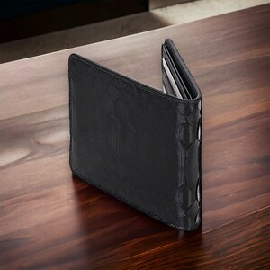 Men Wallet Genuine Python Snake Leather Black Personalized Gift ...
