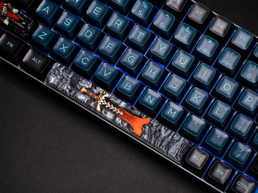 Keycap, Sword Design, Epoxy Resin Keycaps, Keyboard Keycaps, PC Gaming ...