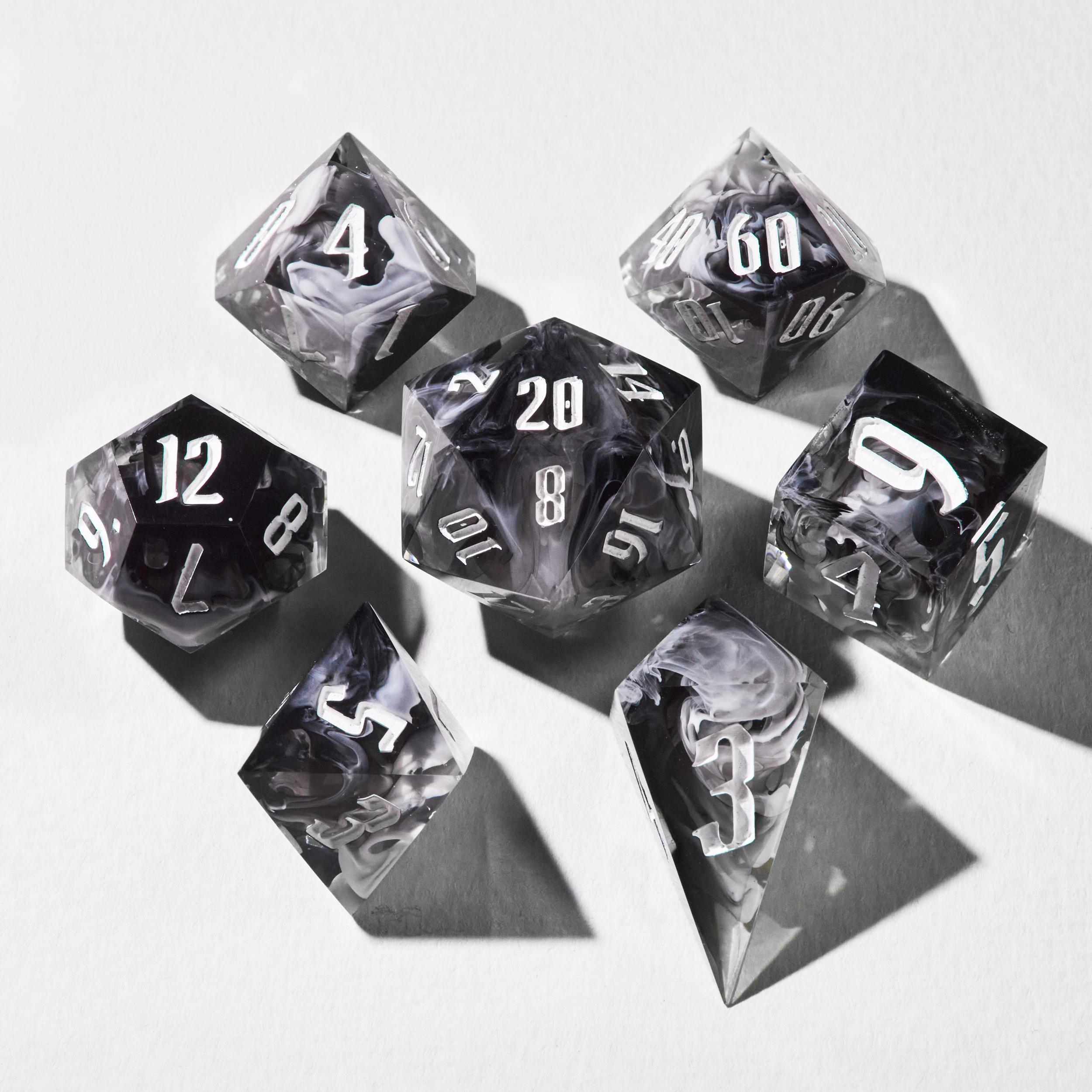 Dice Set, RPG Dice Collection, Handmade Epoxy Resin Dice Sets, Dnd ...