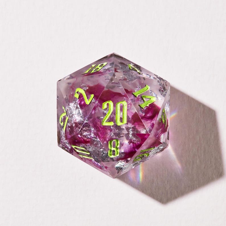 Dice Set Collection – Roselight Crystals, Stormwave Blue, Dark Ruby ...