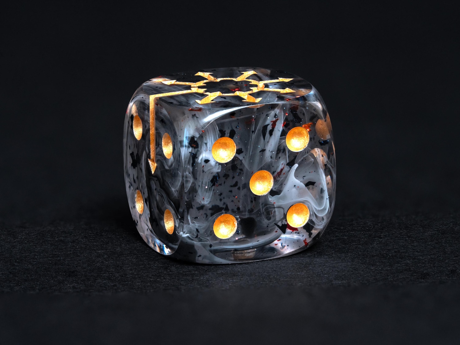 Chaos Dice, D6, Dice Set, Board Games, Epoxy Dice, DND, RPG, Soft Edges ...