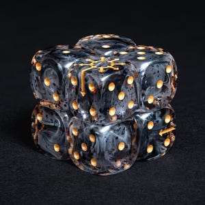 Chaos Dice, D6, Dice Set, Board Games, Epoxy Dice, DND, RPG, Soft Edges ...
