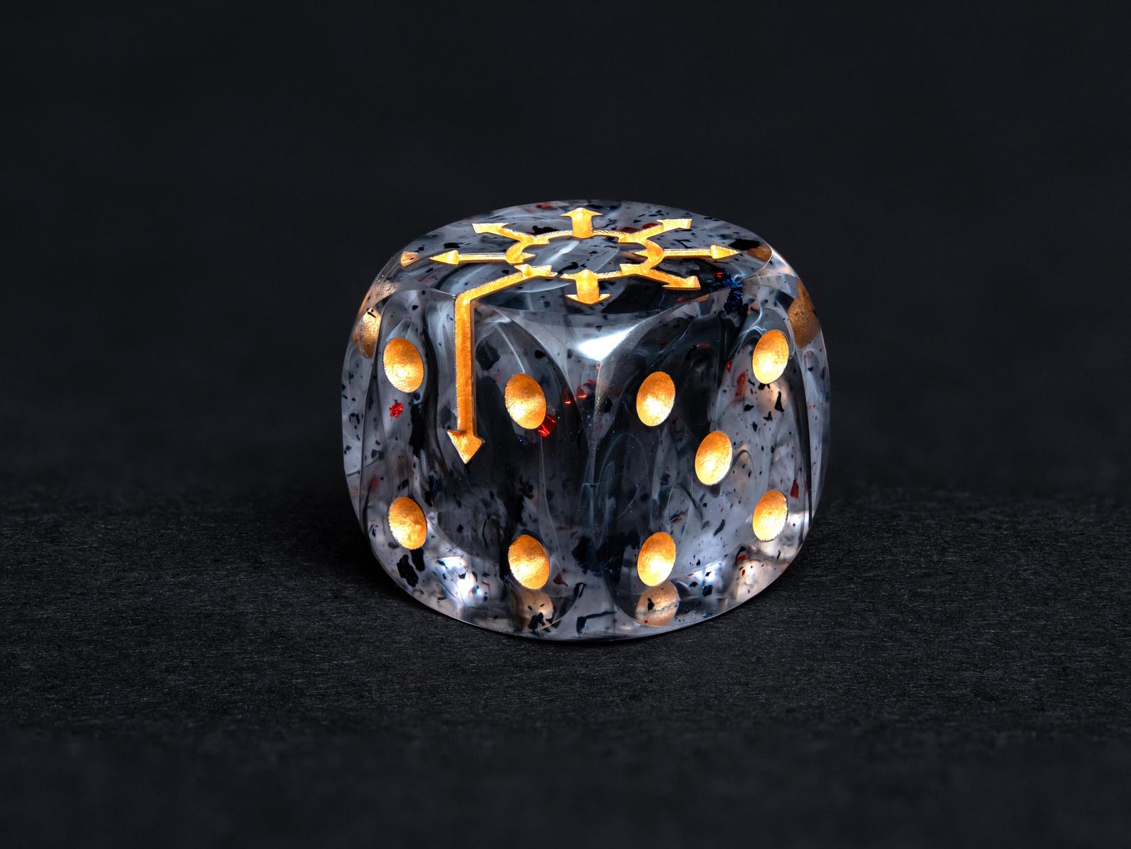Chaos Dice, D6, Dice Set, Board Games, Epoxy Dice, DND, RPG, Soft Edges ...