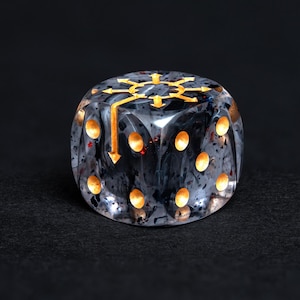 Chaos Dice, D6, Dice Set, Board Games, Epoxy Dice, DND, RPG, Soft Edges ...