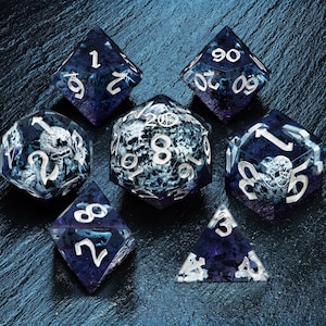 Skull Dice, Skeleton Dice, Dice Set, Board Games, Epoxy Dice ...
