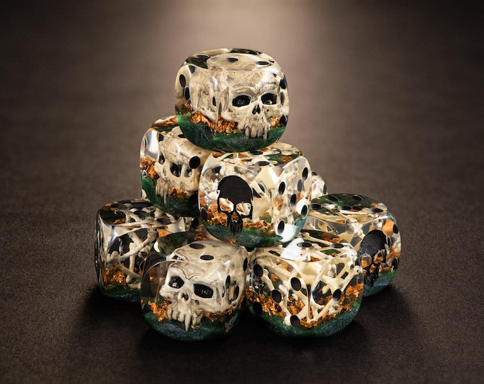 Dice Set Skull Sharp Edge, D&D Dice Set for Dungeons and Dragons D and ...