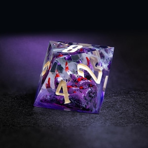 Vecna Dice Set – 7 RPG Dice With 3D Skull, Hand & Book | Dnd ...