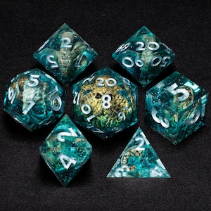 Dice Set, Cthulhu Dice, Call of Cthulhu, DND, Sharp Edges Dice - Etsy