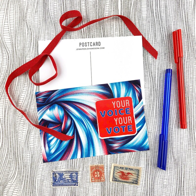 Vote Postcards Your Voice Your Vote Election Postcards Voter Postcards ...