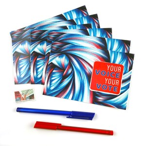Vote Postcards Your Voice Your Vote Election Postcards Voter Postcards ...