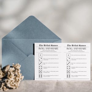 Bridal Shower Dice Game Printable, Custom Editable Bridal Game Canva ...