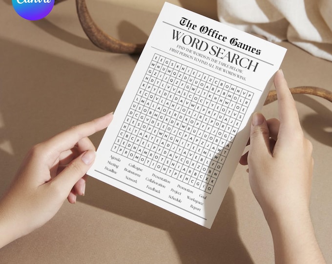 Office WORD SEARCH Game: Printable Teambuilding Activity (PDF) - Etsy ...