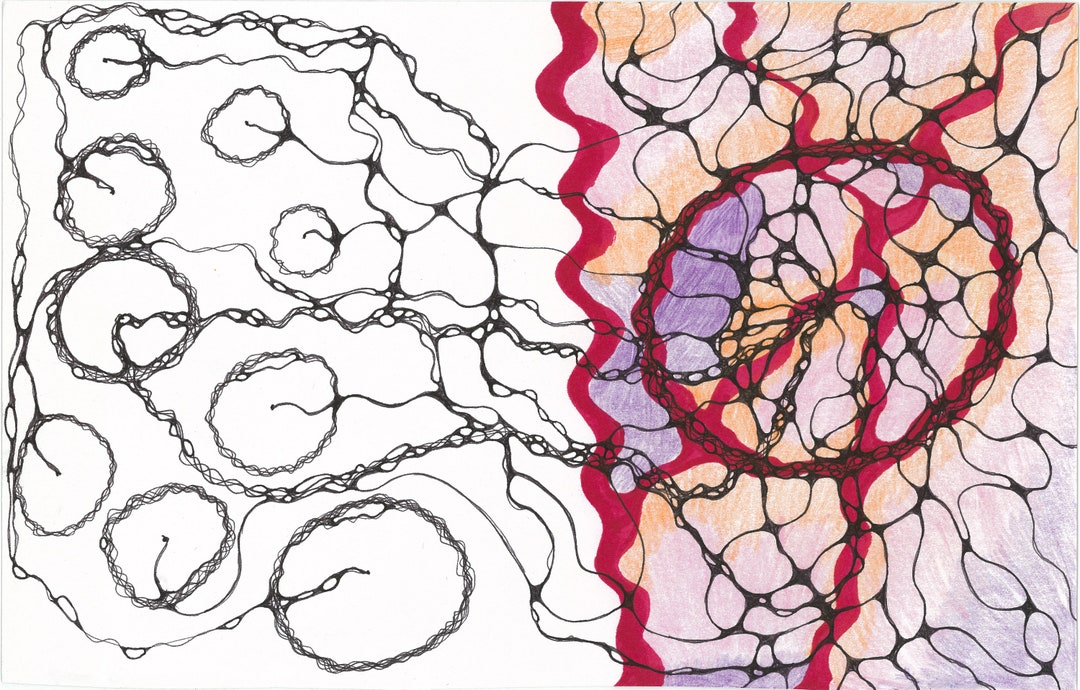 Separation Printable Abstract Art Drawing Wall Art for Home/office ...